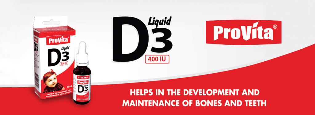 Provita D3 Liquid 400IU - Vitamins.ae